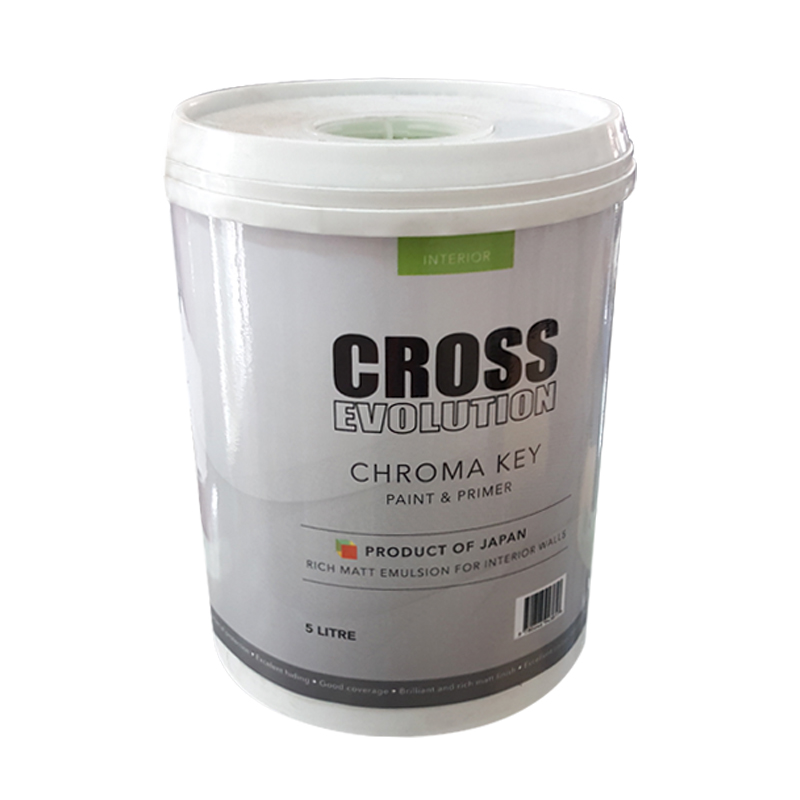 Cross Evolution Chroma Key Paint – Green (5 Litre)